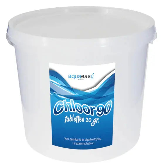 Aqua Easy | Chloor 90/20 Tabletten | Pot 1 kilo - All4Spas